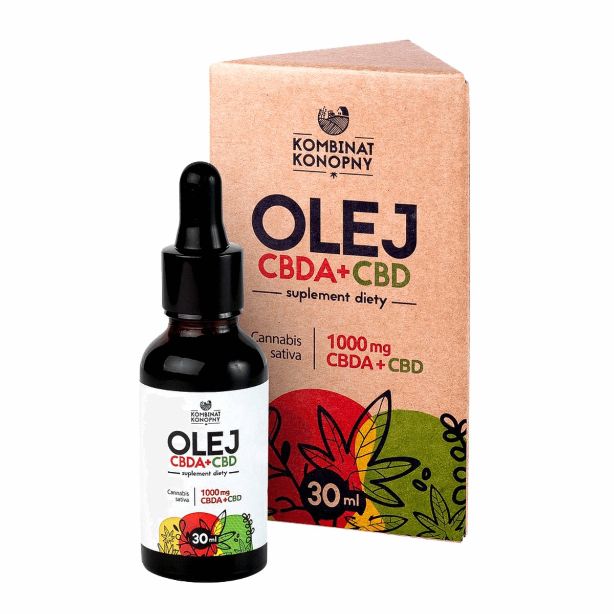 Suplement diety, Kombinat Konopny, Olejek CBD + CBDA RAW, 1000 mg ... Suplement diety, Kombinat Konopny, Olejek CBD + CBDA RAW, 1000 mg ...