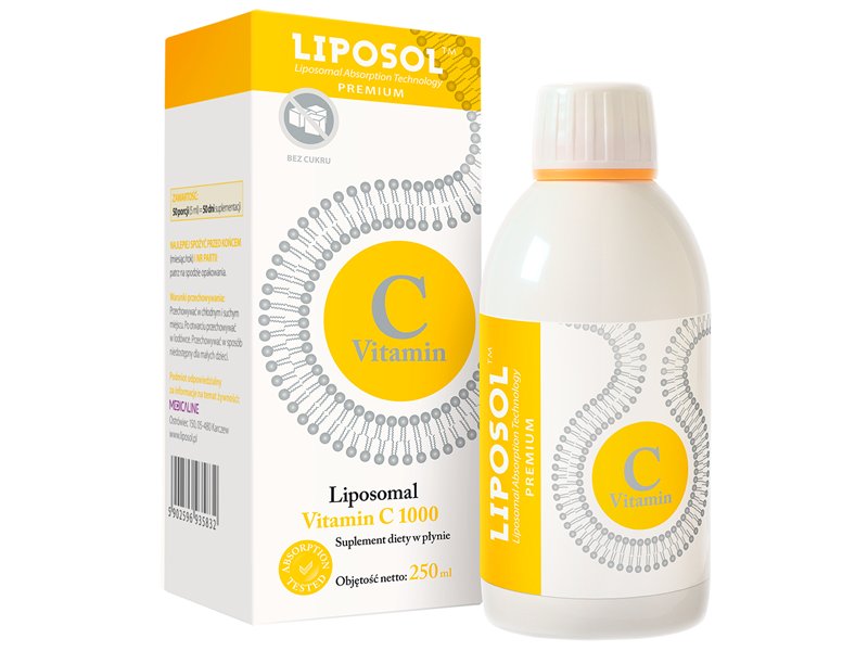 Suplement diety, Liposol, Liposomalna Witamina C, 250 ml | Sklep EMPIK.COM