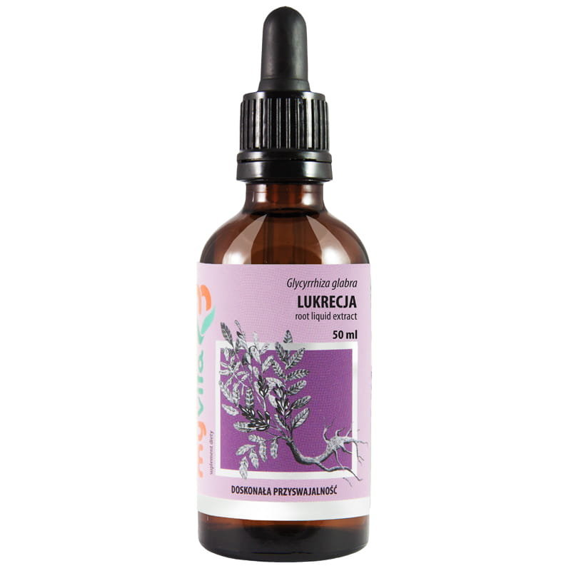 Suplement diety, Lukrecja ekstrakt krople 50ml MyVita | Sklep EMPIK.COM