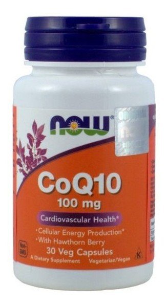 Suplement diety, Now Foods, CoQ10 100 mg koenzym Q10, 30 kapsułek | Sklep EMPIK.COM