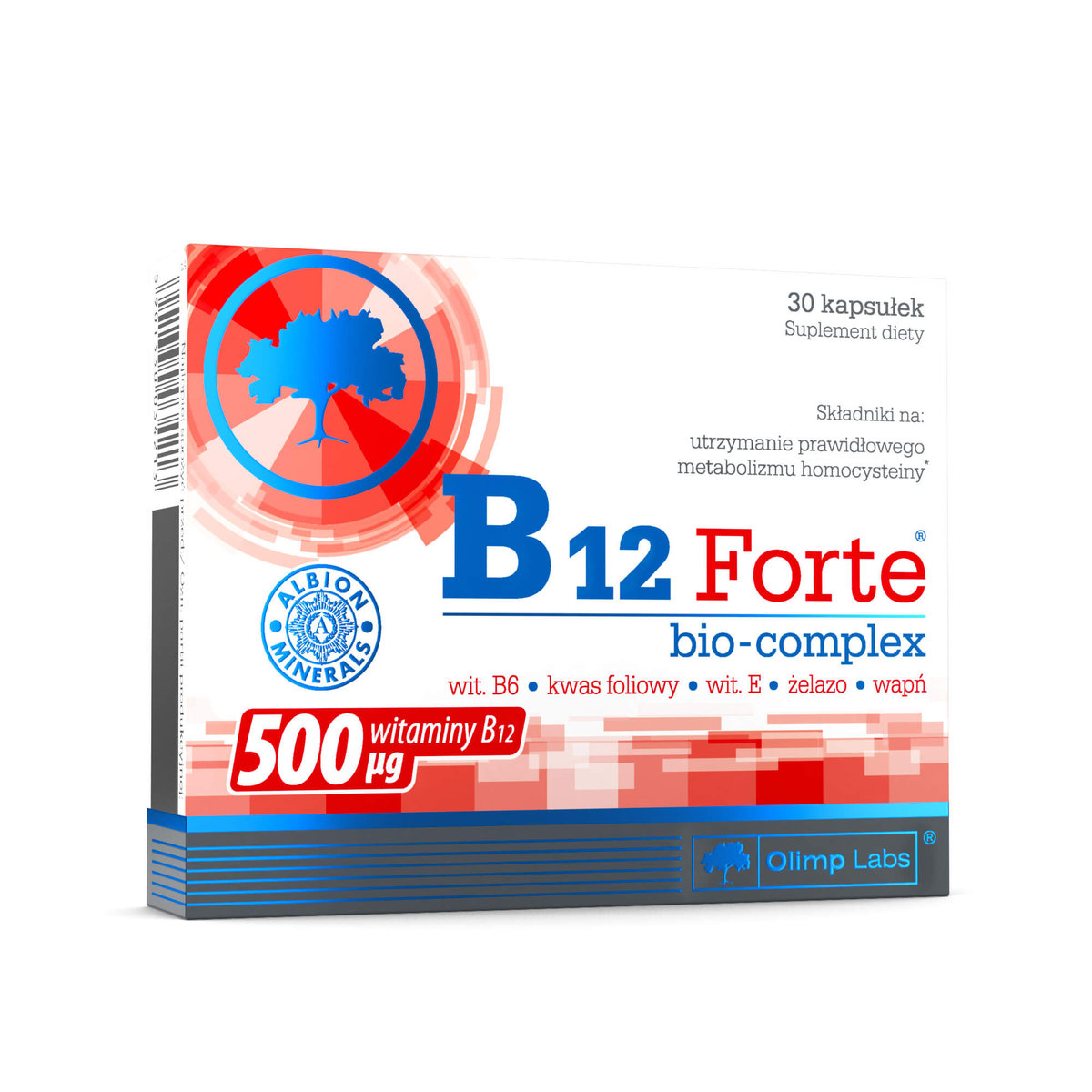 Suplement diety, Olimp B12 Forte Bio-Complex® - 30 Kapsułek | Sklep EMPIK.COM