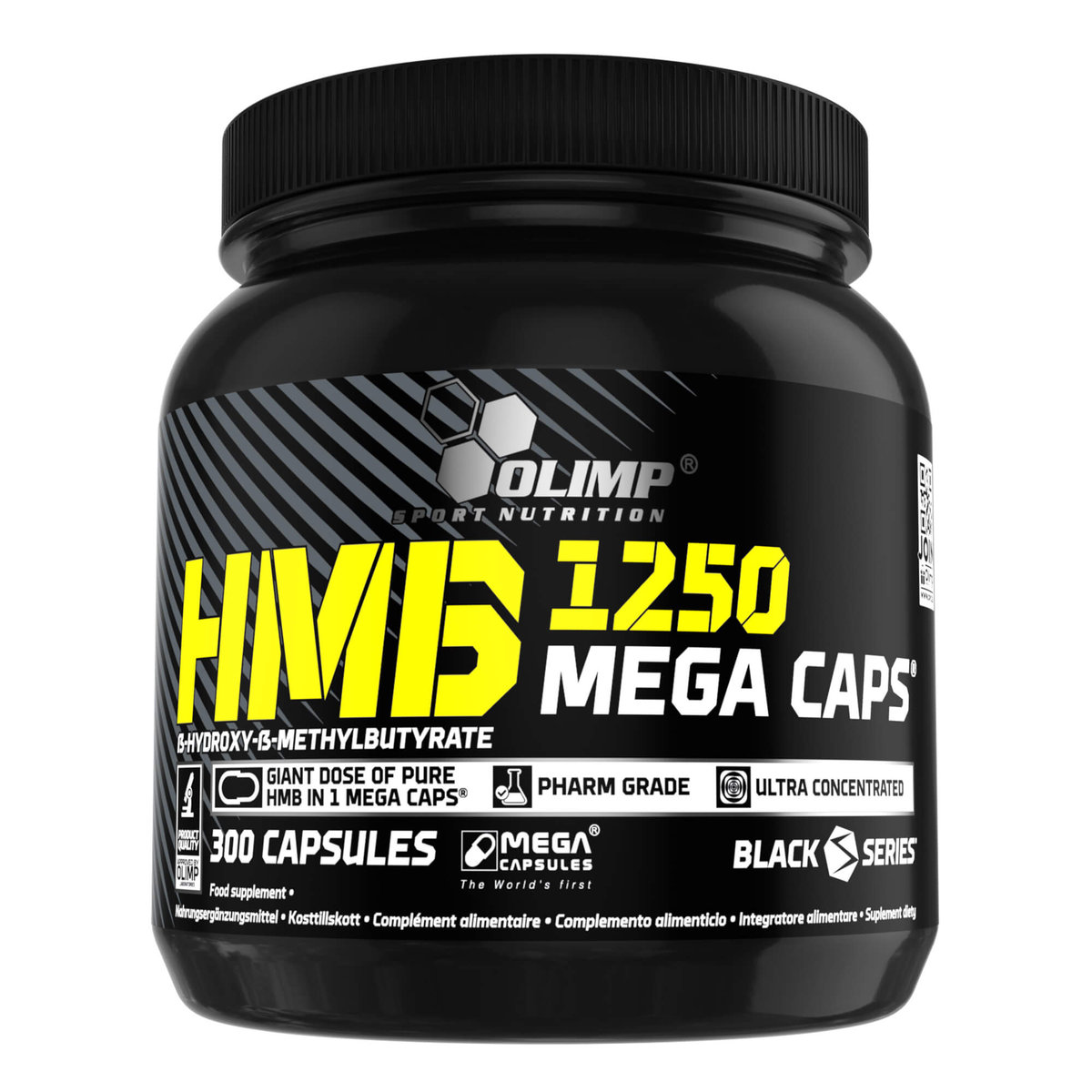 Suplement diety, Olimp HMB 1250 Mega Caps® - 300 Kapsułek | Sklep EMPIK.COM