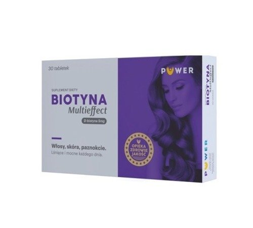 Suplement diety, Puwer Polska, Biotyna Multieffect, 30 tabletek | Sklep ...