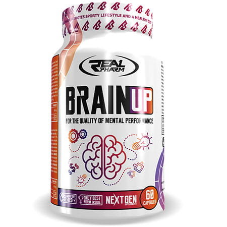 Suplement diety, Real Pharm Brain Up 60 Kaps | Sklep EMPIK.COM