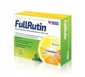 Suplement diety, Rodzina Zdrowia, Fullrutin, Rutyna Witamina C, 90 Tabl ...