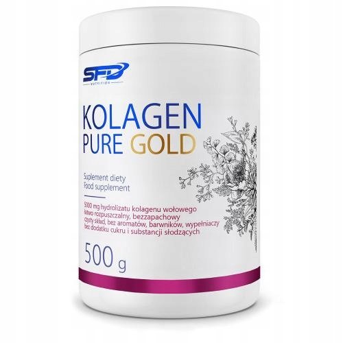 Suplement diety, SFD, Kolagen Pure Gold Collagen Na Stawy Kości Paznokcie Skóra Włosy, 500g ...