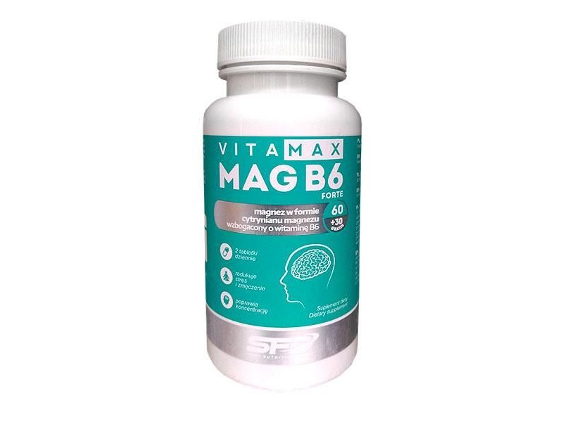 Suplement diety, SFD, VitaMax Mag B6 Forte, 90 tabletek | Sklep EMPIK.COM