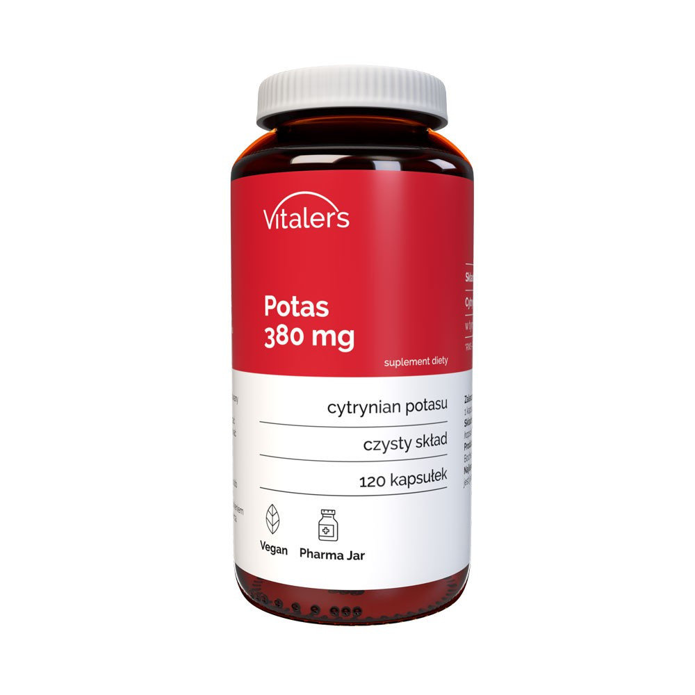 Suplement diety, Vitaler's, Cytrynian Potasu 380 mg, 120 kaps. | Sklep ...
