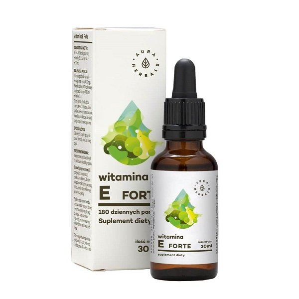 Suplement diety, Witamina E Forte AURA HERBALS, 30 ml | Sklep EMPIK.COM