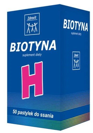 Suplement diety, Zdrovit Biotyna, ananasowy, 50 tab. | Sklep EMPIK.COM