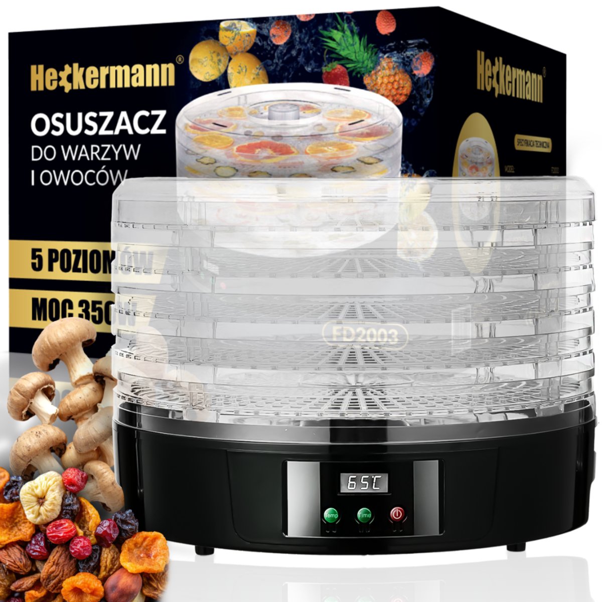 Suszarka do ywno ci Heckermann FD2003 - Heckermann | AGD Sklep EMPIK.COM