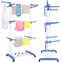 Suszarka na pranie składana na balkon 170x75,5x57 cm pionowa do ...