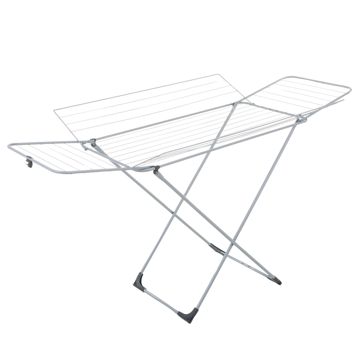 Suszarka na pranie stojąca H300 183 x 99 x 96 cm stalowy szary VELKEA ...