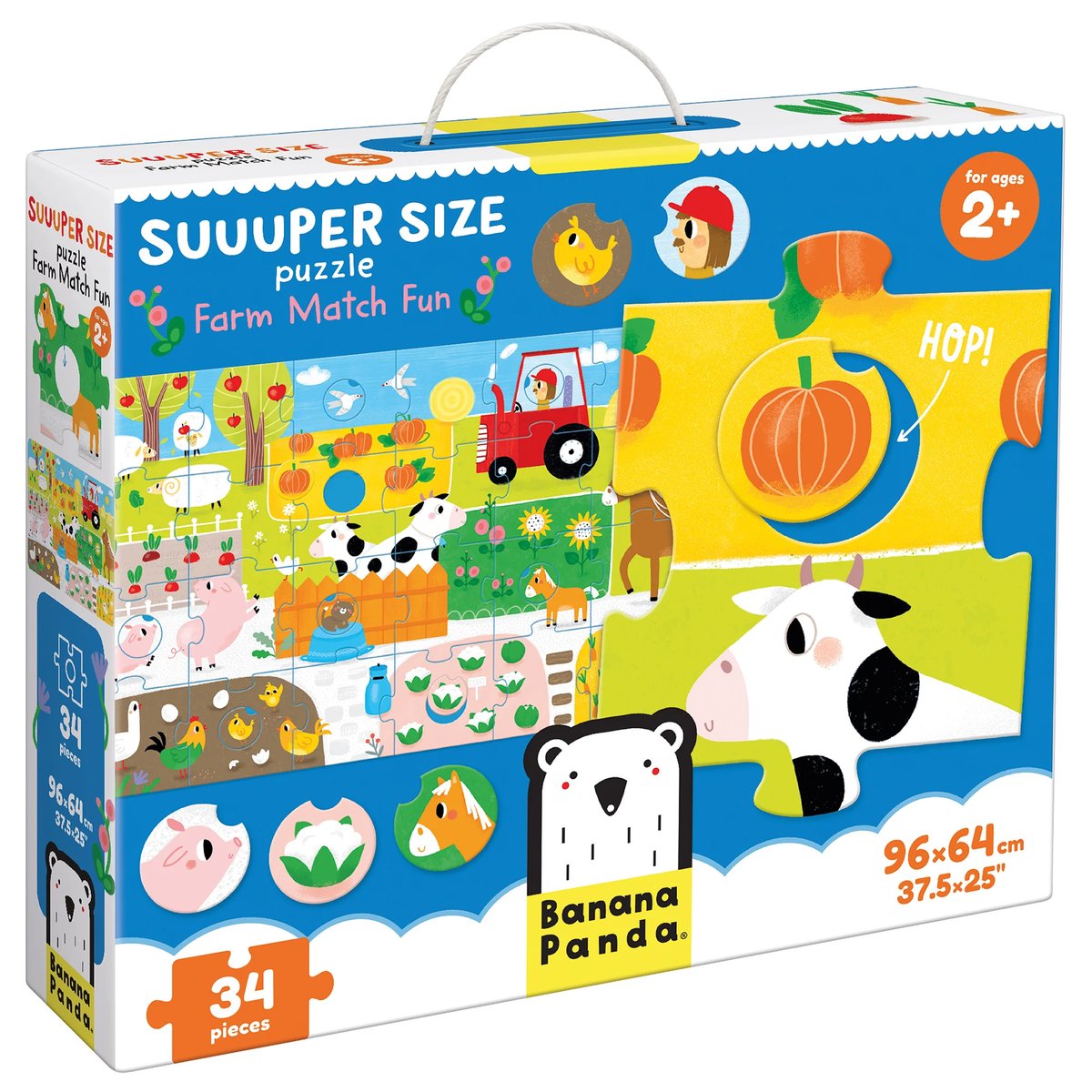 Suuuper Size Puzzle. Farm Match Fun 2+ - Opracowanie zbiorowe | Książka ...