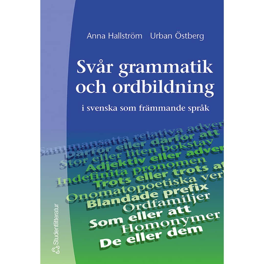 Svar grammatik o ordbildning - Anna Hallstrom | Książka w Empik