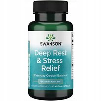SWANSON Deep Rest & Stress Relief 60 kaps Odpoczynek Stabilizator ...