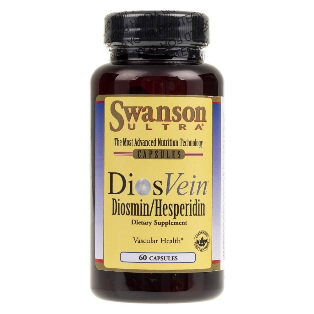 Swanson, DiosVein Diosmina / Hesperydyna, Suplement diety, 60 kaps ...