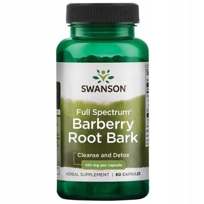 Swanson - Full Spectrum Barberry Root Bark, 450mg, 60 Kapsułki | Sklep ...