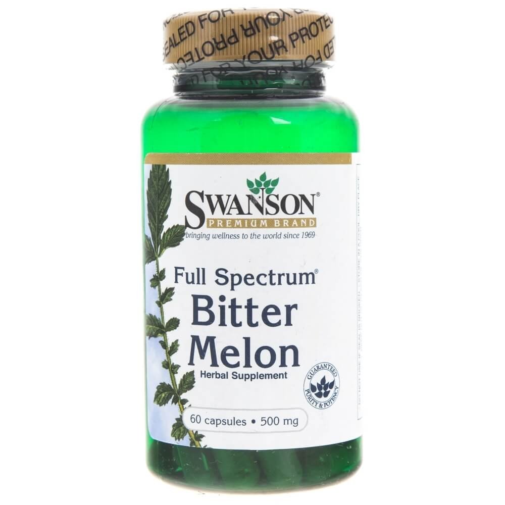Swanson, Full Spectrum Bitter Melon, 500 mg, Suplement diety, 60 kaps ...