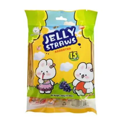 Sweet Mellow Jelly Straws Assorted 300g - Inna marka | Sklep EMPIK.COM