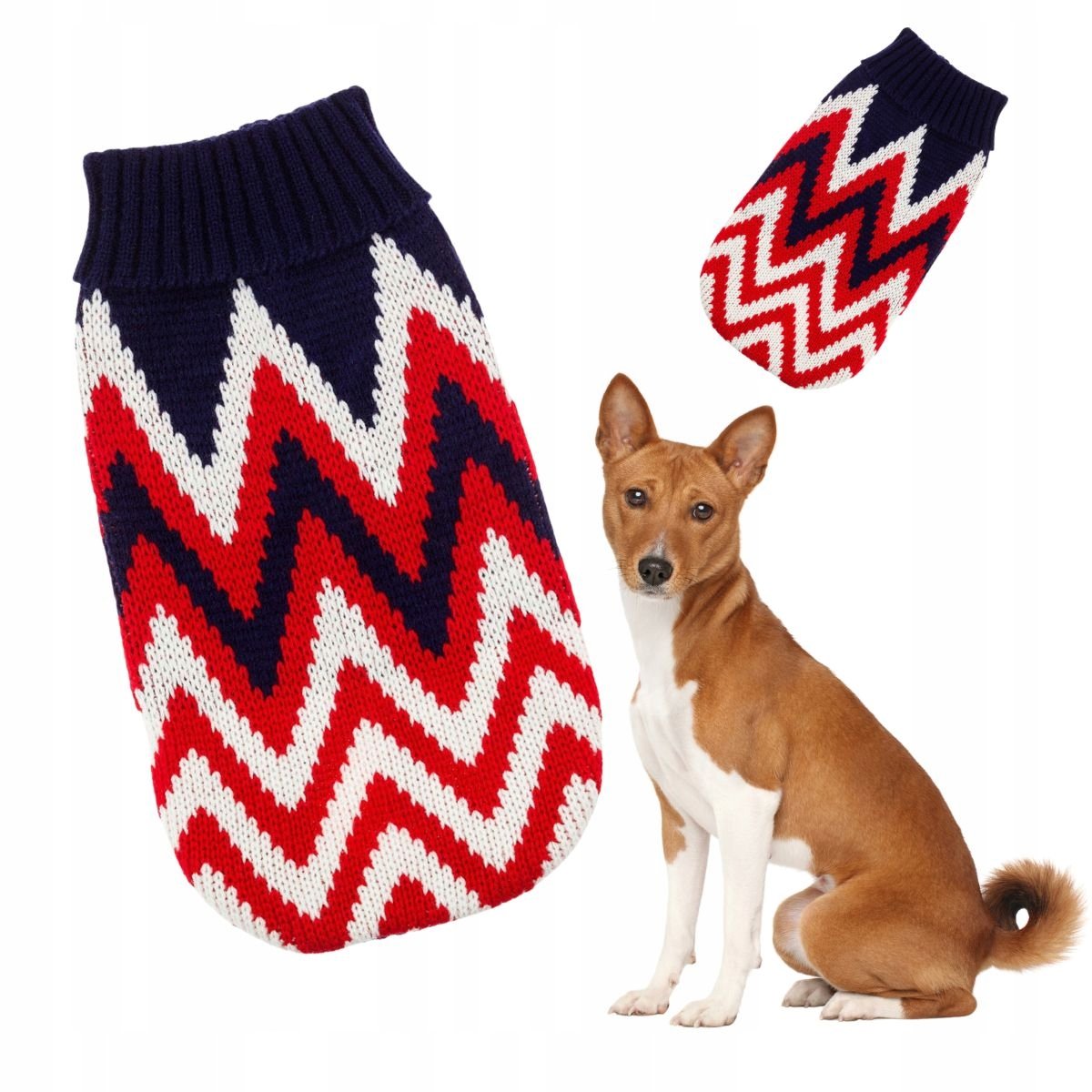Sweterek Aztecki Wzór Dla Psa Kota Na Zimę 42 Cm (16) Modne Ubranko ...