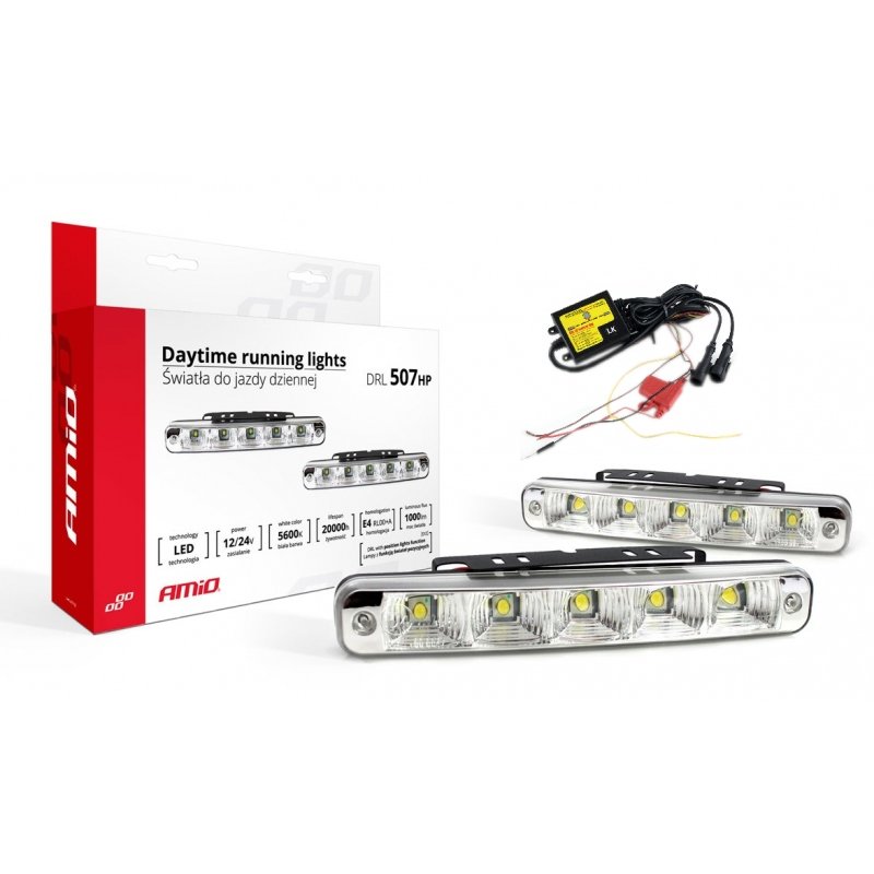 Światła do Jazdy Dziennej Led Drl 12v 24v 507hp Lampy Dzienne 2szt ...