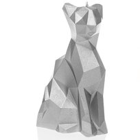 Świeca Cat Low-Poly Silver - Candellana | Sklep EMPIK.COM