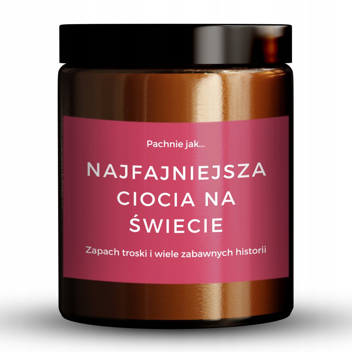 Świeca Najfajniejsza Ciocia - Prezent dla Cioci na Święta Urodziny ...