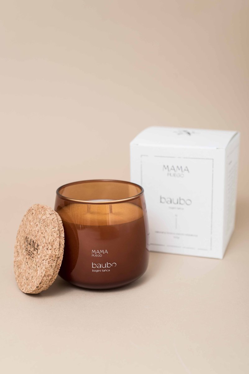 Świeca Naturalna Zapachowa Baubo 300G | Mama Fuego | Lawenda - Szałwia ...