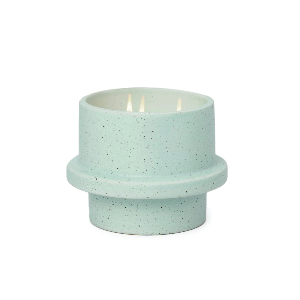 Świeca sojowa ceramiczna "Folia" (326g) - Baby Blue - Salt & Sage ...