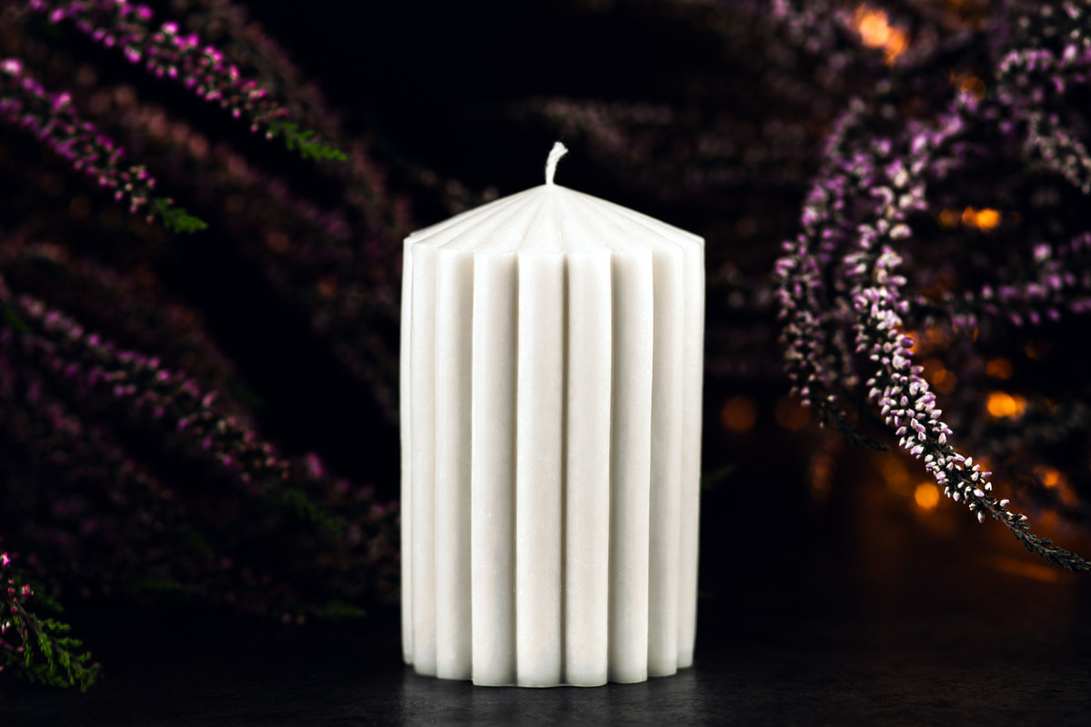 Świeca sojowa dekoracyjna Lamele mała/Sawarge Candles - SAWARGE Candles ...