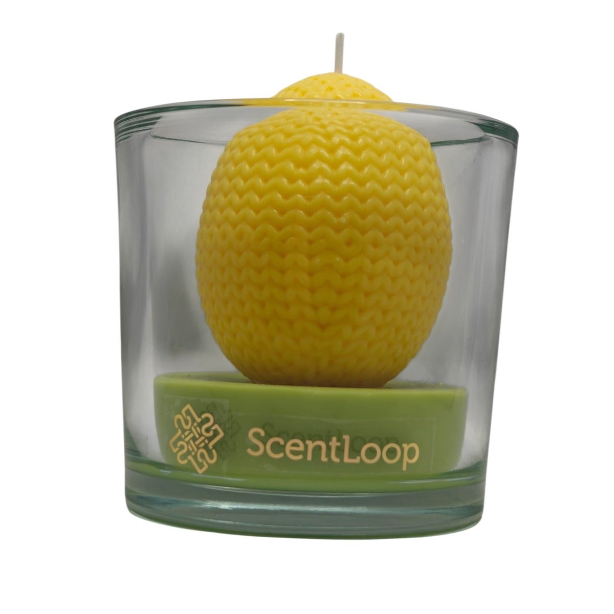 Świeca sojowa dekoracyjna wielkanocna Pisanka Duża Żółta 500g Citrus ...