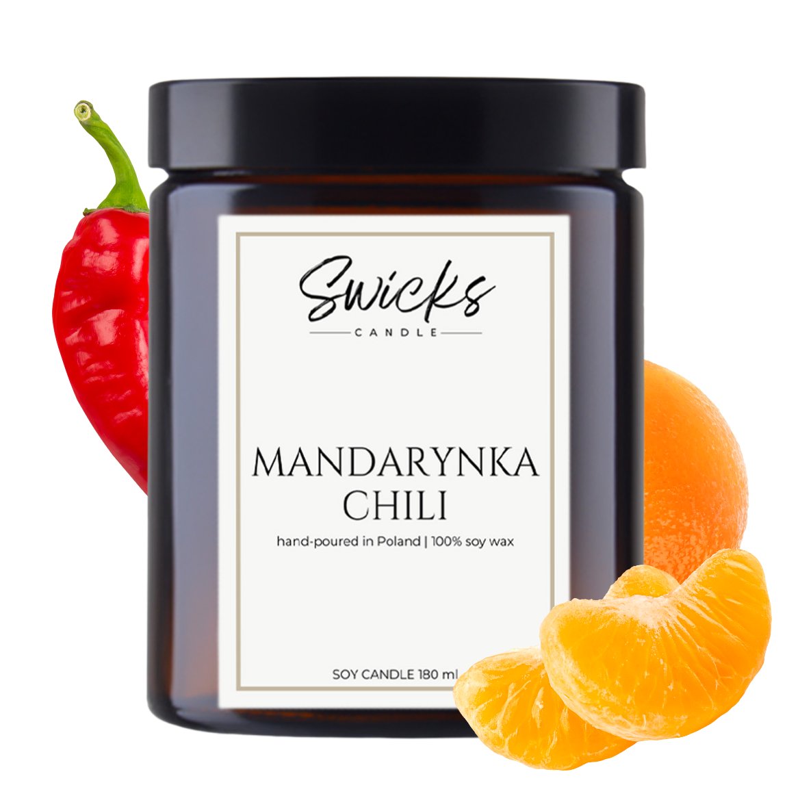 Świeca sojowa MANDARYNKA CHILI 180 ml - Inna marka | Sklep EMPIK.COM