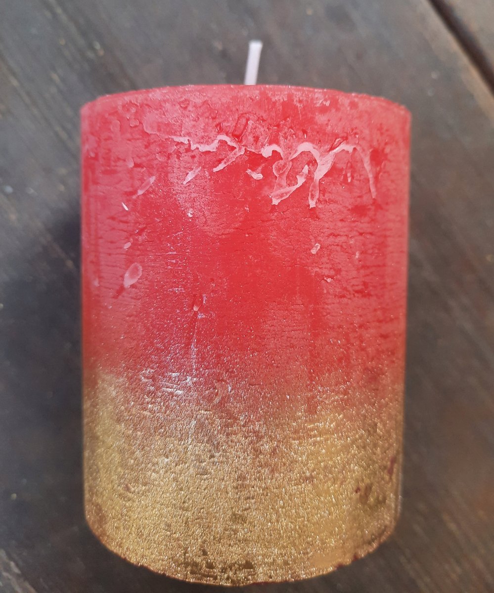 Świeca walec rustico czerwonozłota 68 x 80 mm Geis - Inny producent ...