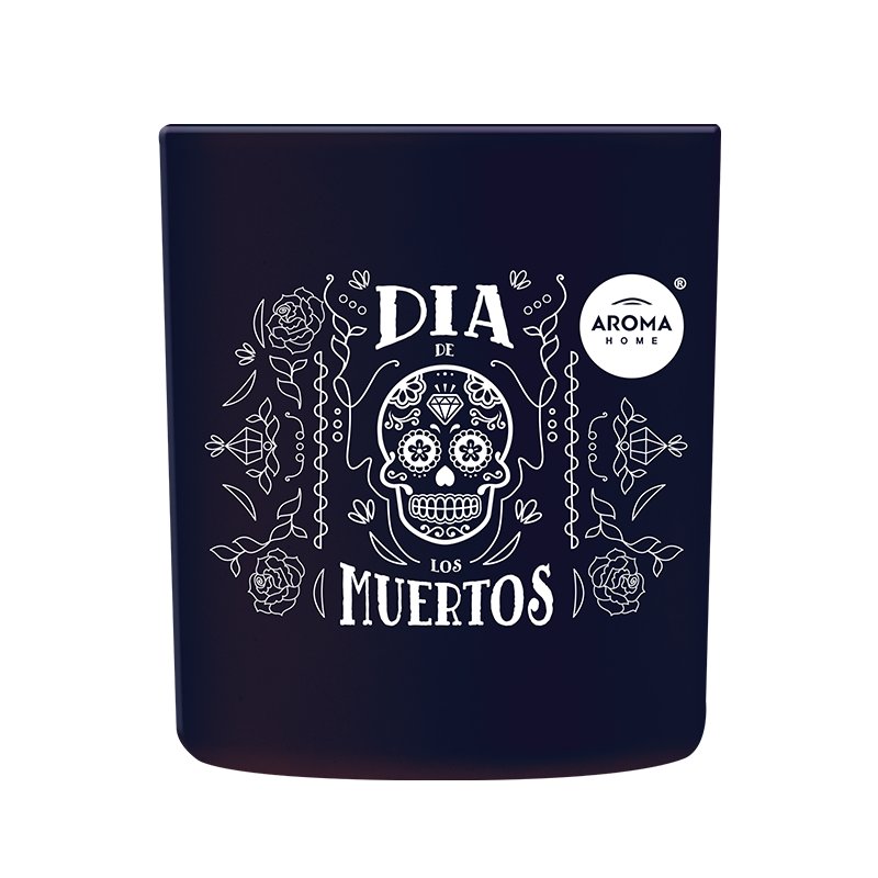 Świeca zapachowa, Aroma Home Dia De Los Muertos Candle 150g Black Oud ...