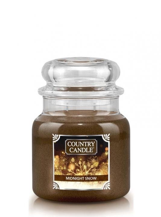 Świeca zapachowa COUNTRY CANDLE Midnight Snow, średni słoik, 453 g, 2 ...