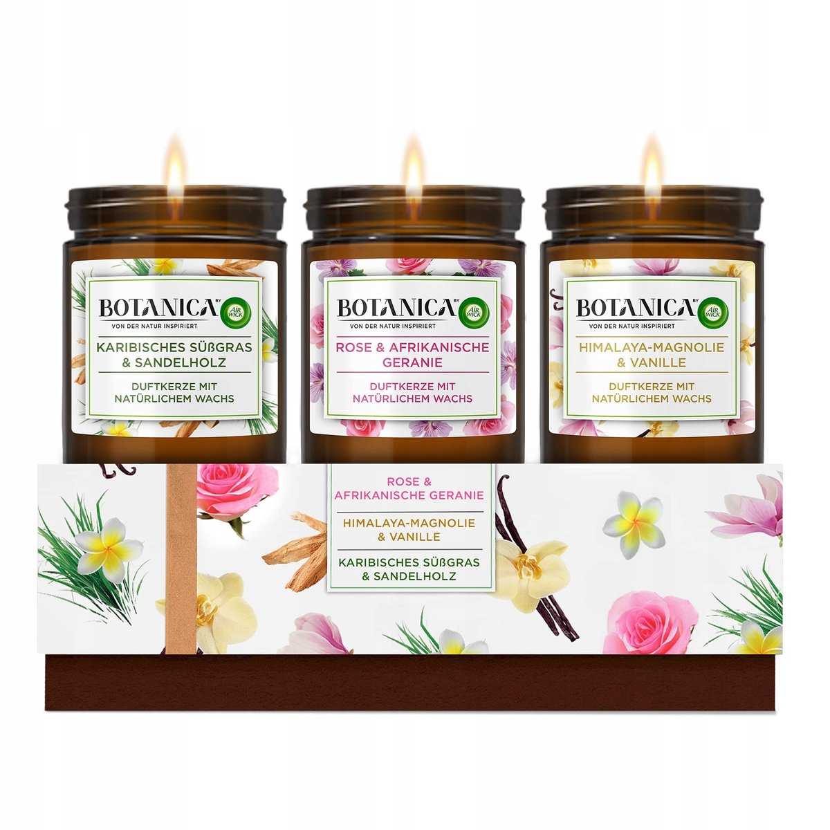 Świeca zapachowa parafinowa zestaw botanica 1 szt. - Inna marka | Sklep ...