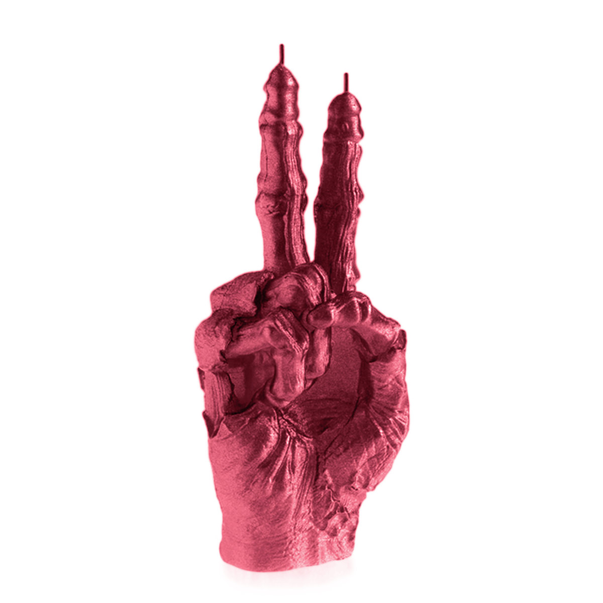 Świeca Zombie Hand PEACE Red Metallic - Candellana | Sklep EMPIK.COM
