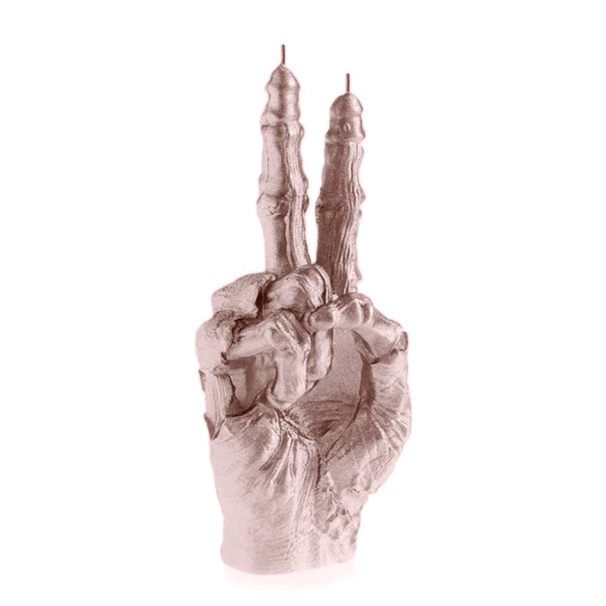 Świeca Zombie Hand PEACE Rose Gold - Candellana | Sklep EMPIK.COM