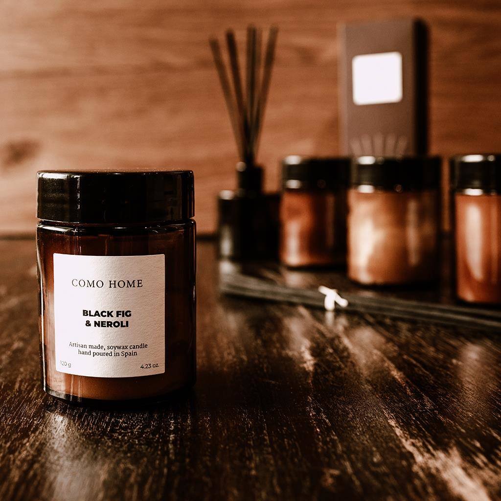 Świeczka BLACK FIG & NEROLI 120g - COMO HOME | Sklep EMPIK.COM
