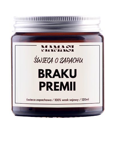 Świeczka Sojowa O Zapachu Braku Premii, Prezent, Upominek, Zapachowa ...