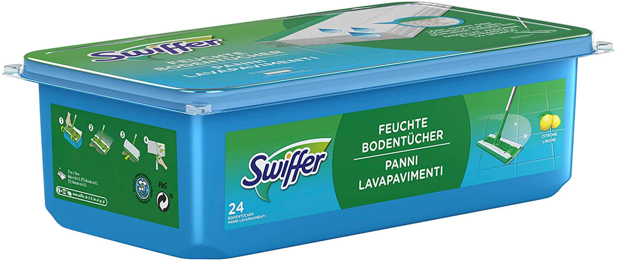 Swiffer Mokre Ściereczki do Mopa 24szt Lemon - Swiffer | Sklep EMPIK.COM