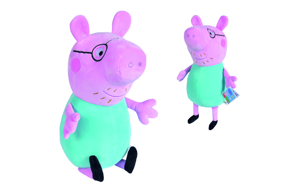Świnka Peppa, maskotka Tata Świnka - Simba | Sklep EMPIK.COM