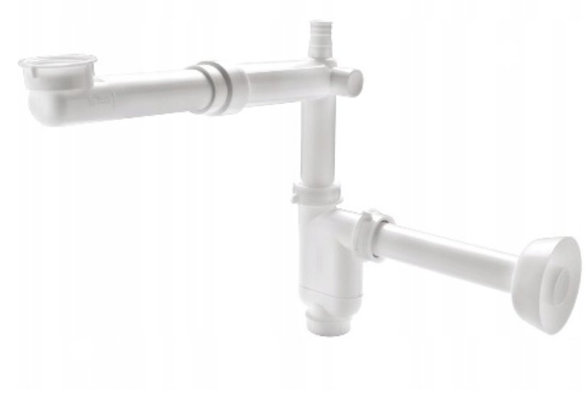 SYFON UMYWALKOWY TELESKOPOWY NISKI PRZYŚCIENNY SYFON DO UMYWALKI 32 ...