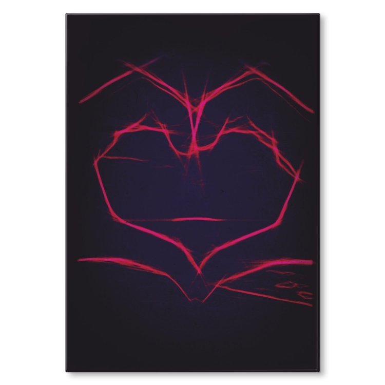 Symbol miłości Metalowy Plakat Blacha dekoracyjna Tabliczka Szyld 42 x ...