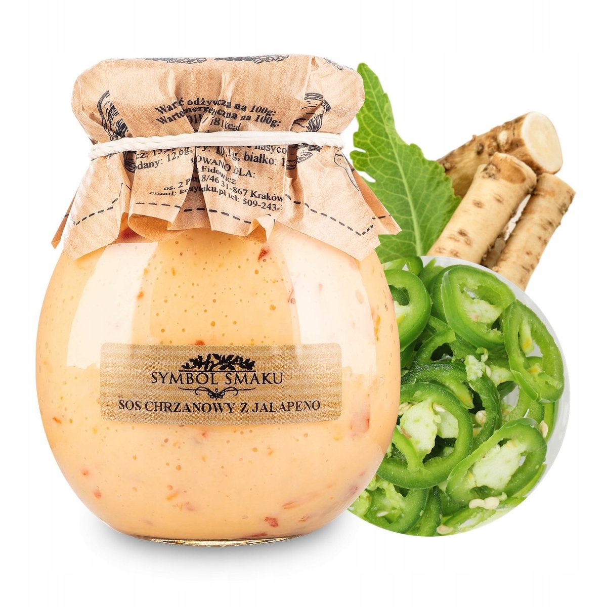 Symbol Smaku Sos Chrzanowy Z Jalapeno 240G - Symbol Smaku | Sklep EMPIK.COM
