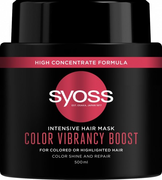 Syoss, Intensive Hair Mask Color Vibrancy Boost intensywnie ...