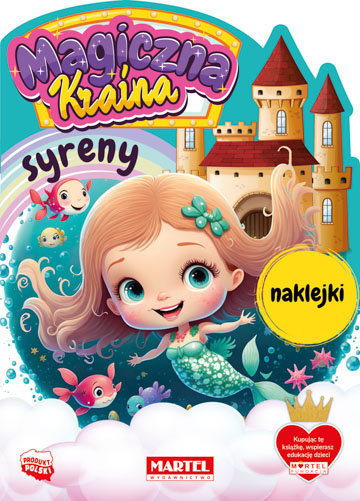Syreny z naklejkami. Magiczna kraina - Katarzyna Salamon | Książka w Empik