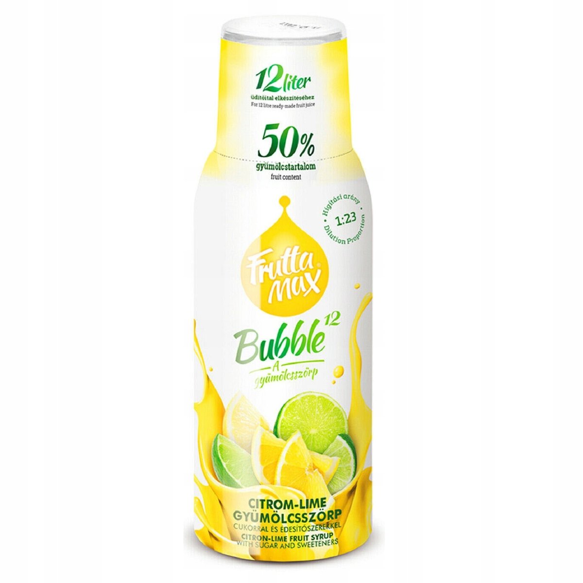 Syrop do saturatorów FRUTTAMAX Cytryna i limonka 500 ml - FruttaMax ...