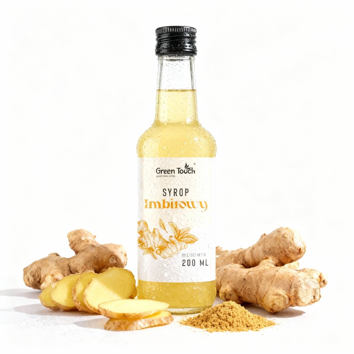 Syrop imbirowy 200 ml zdrowy naturalny bez barwników i konserwantów ...